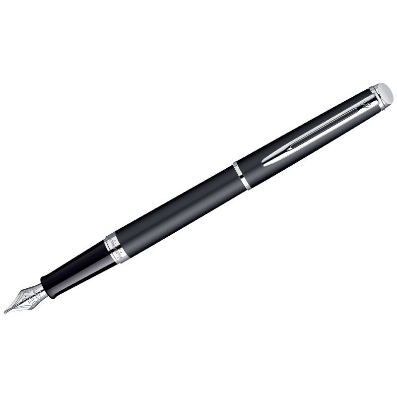 Ручка перьевая Waterman "Hemisphere Matt Black PТ" черный, 0,8мм, подарочная упаковка, 184191