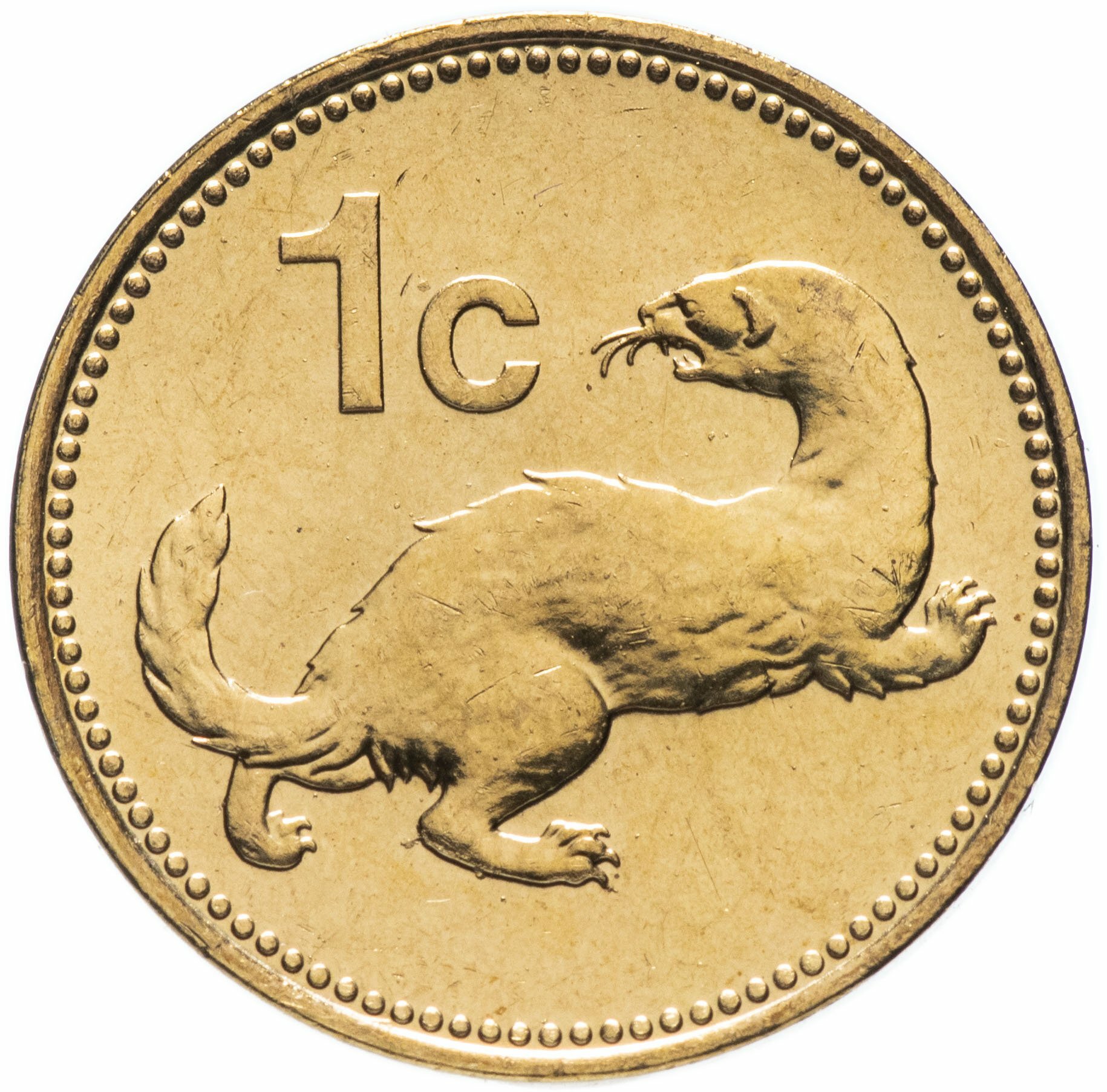 Мальта 1 цент cent 1998, Латунь, в сохранности AU-UNC