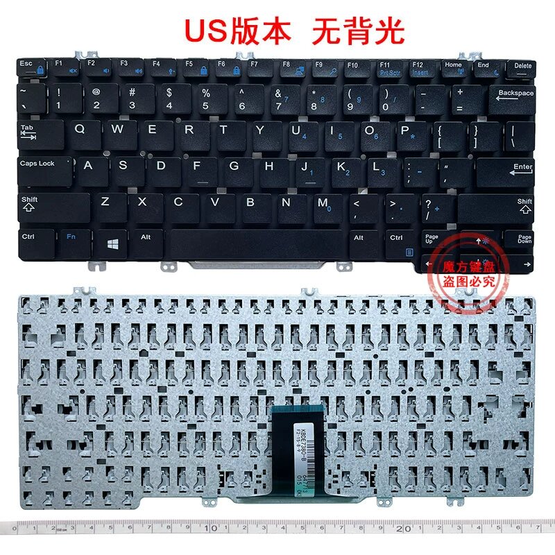 Клавиатура E5290 подходит для DELL Dell Latitude 5290, 7380, 7389, 7390, E7390, E7290. (без подсветки)[Совершенно новый]