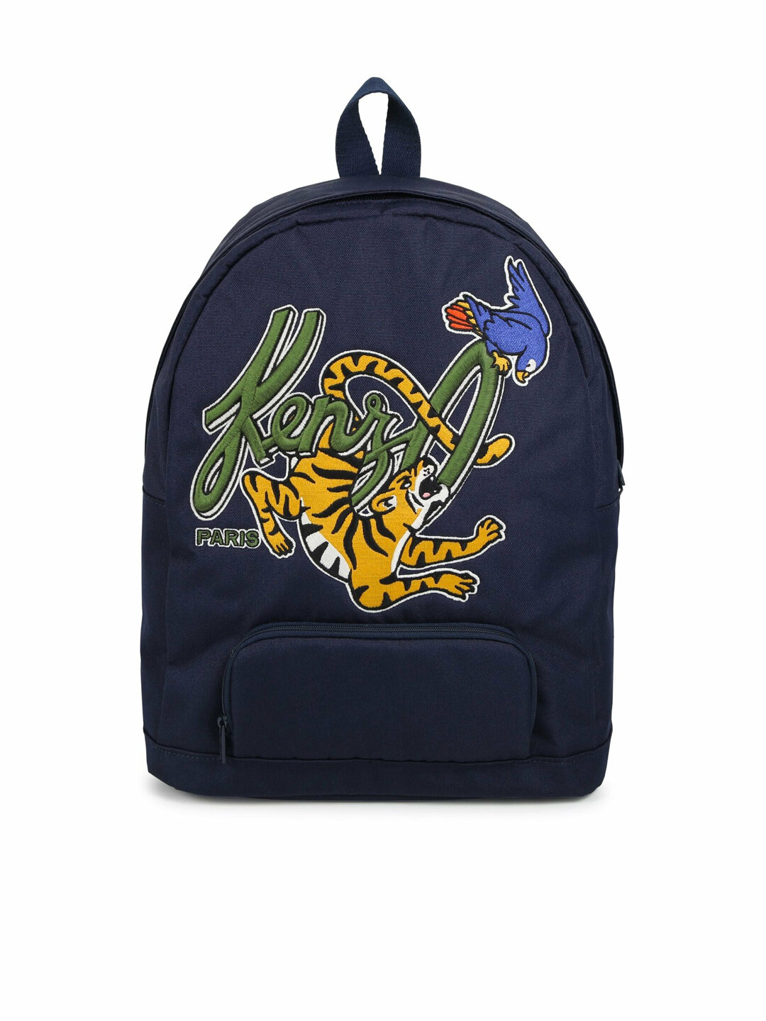Kenzo Kids рюкзак с вышивкой, синий
