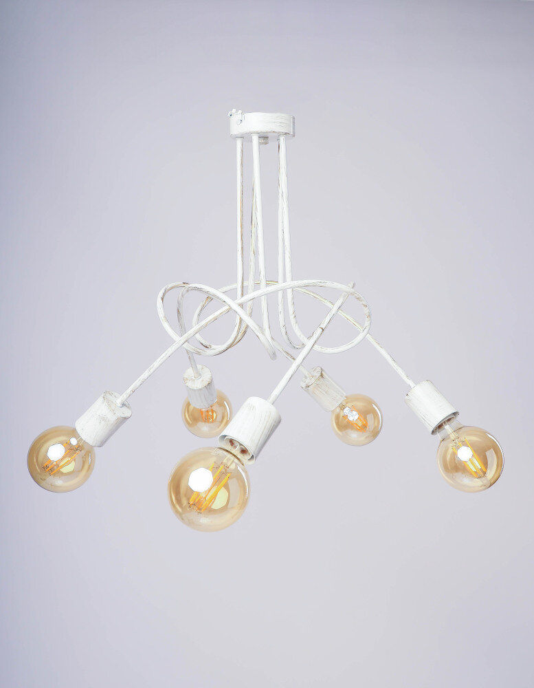 Потолочная люстра TANGO WHITE PATINA 10125 Adilux