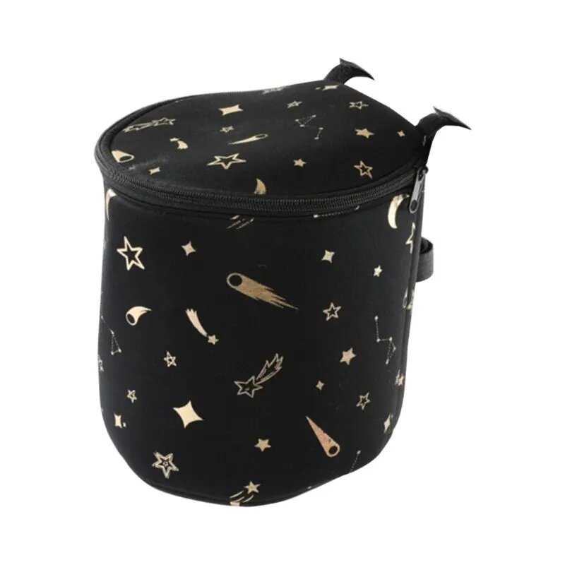 (1 шт.) Сумка для детской коляски-черная с бронзированием