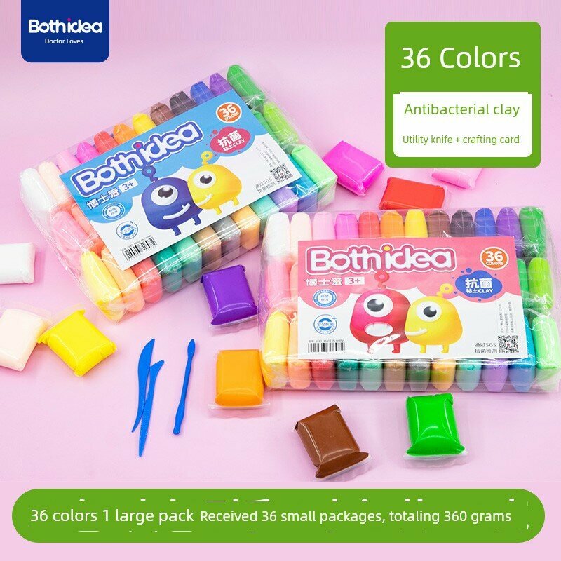 Ультралегкая глина Doctor Ai, 24 цвета, 36 цветов, космическая глина, глина для мальчиков и девочек, детские игрушки