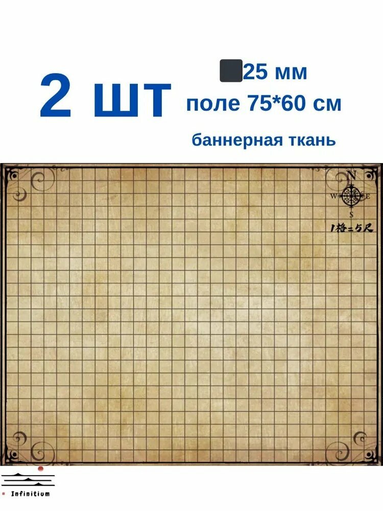 Базовое игровое поле ДНД 5е: универсальная карта для ролевых игр