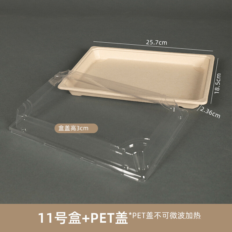 Одноразовая упаковка для суши, экологически чистая биоразлагаемая коробка для суши, бенто, упаковка для суши