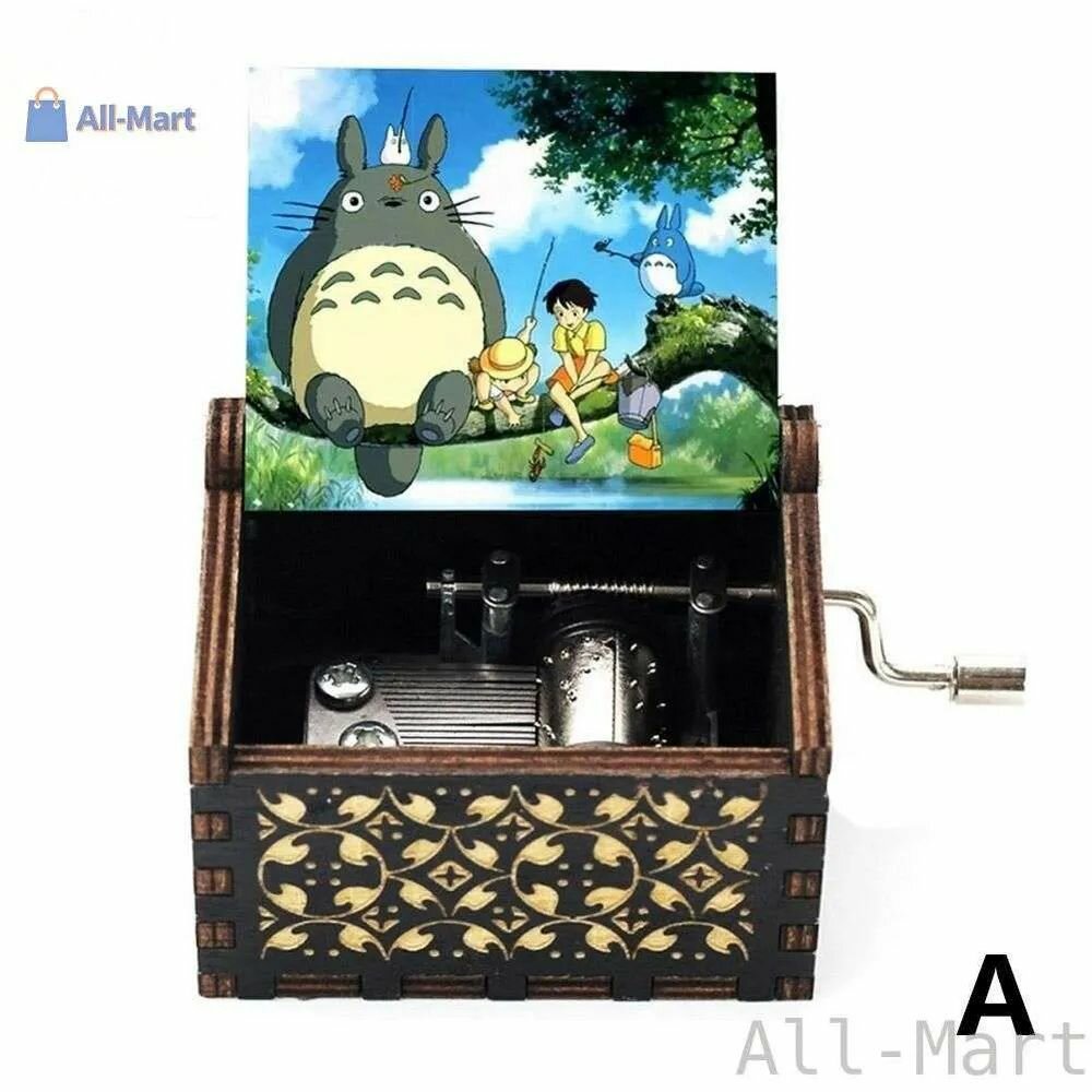 All-Mart Ручная рукоятка Музыкальная шкатулка с мелодией из аниме Мой сосед Тоторо