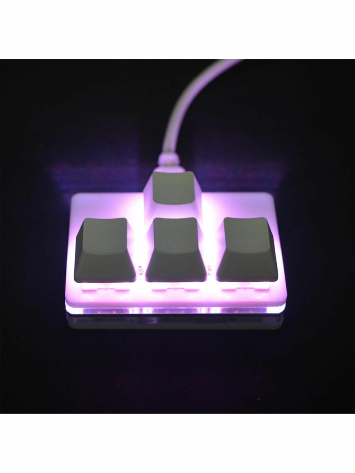 (1 шт.) Миниатюрная механическая клавиатура со стрелками, проводная, программируемые горячие клавиши - синие переключатели