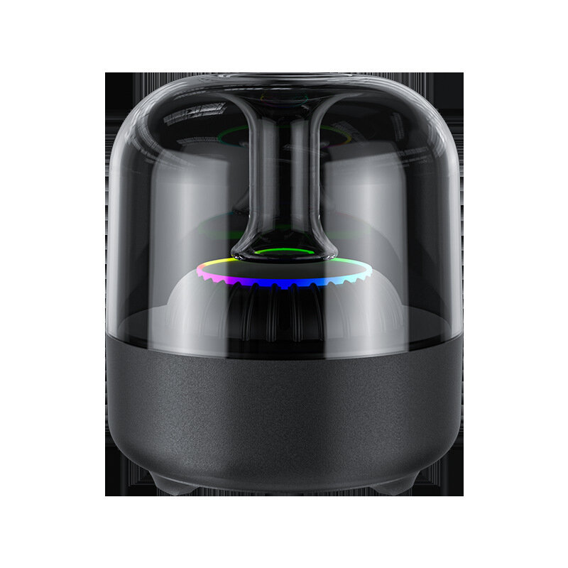 Подходит для Harman Kardon, новый кристальный стеклянный цветной беспроводной Bluetooth-динамик с сабвуфером, светящийся подарочный динамик