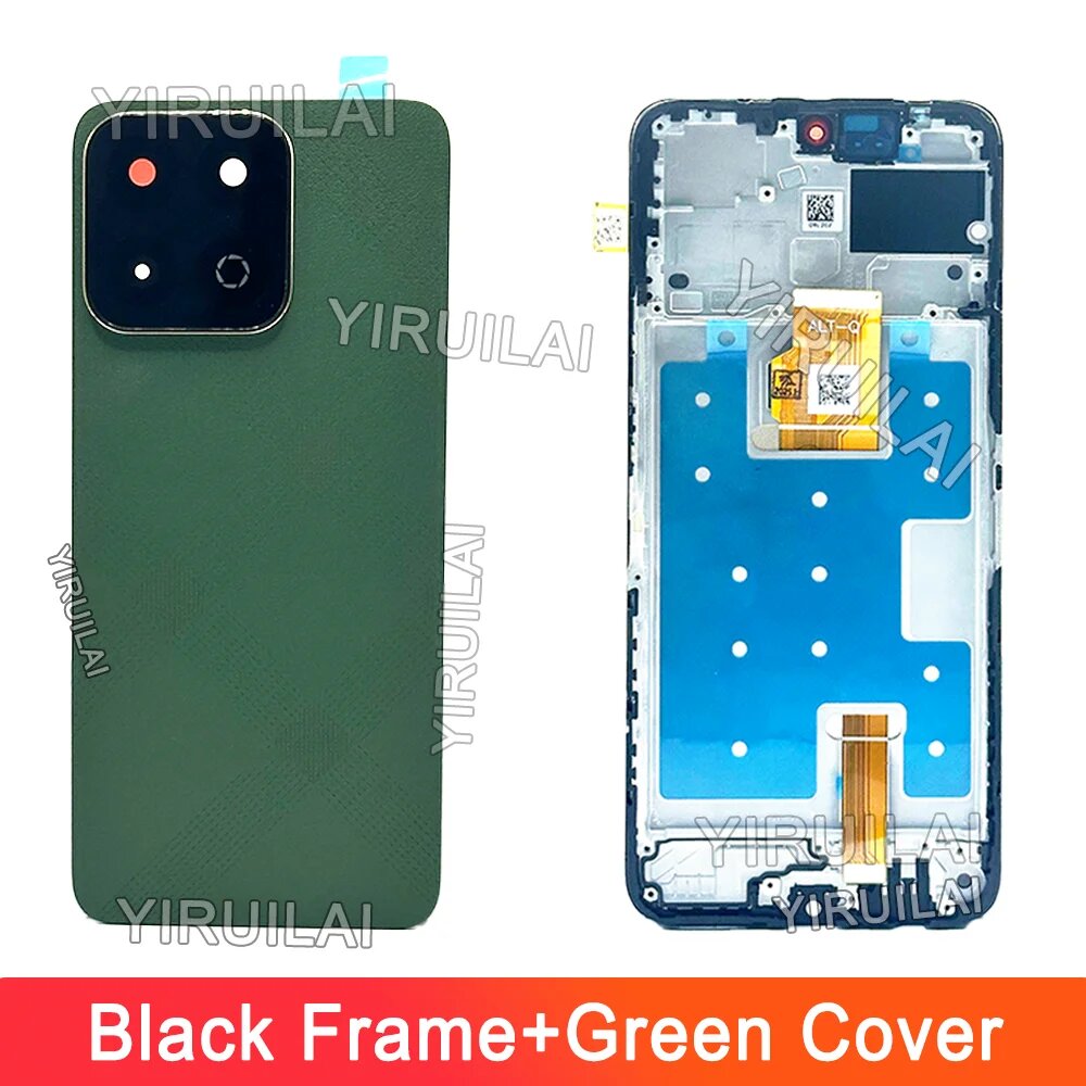 AMOLED для Huawei Honor X7C Дисплей Сенсорный экран Дигитайзер Панель в сборе ЖК-экран с рамкой Департамент запасных частей Black Frame Green C