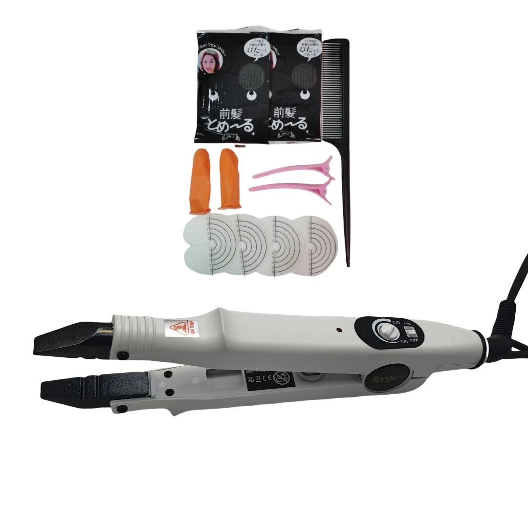 Профессиональный утюг для наращивания волос 220°C