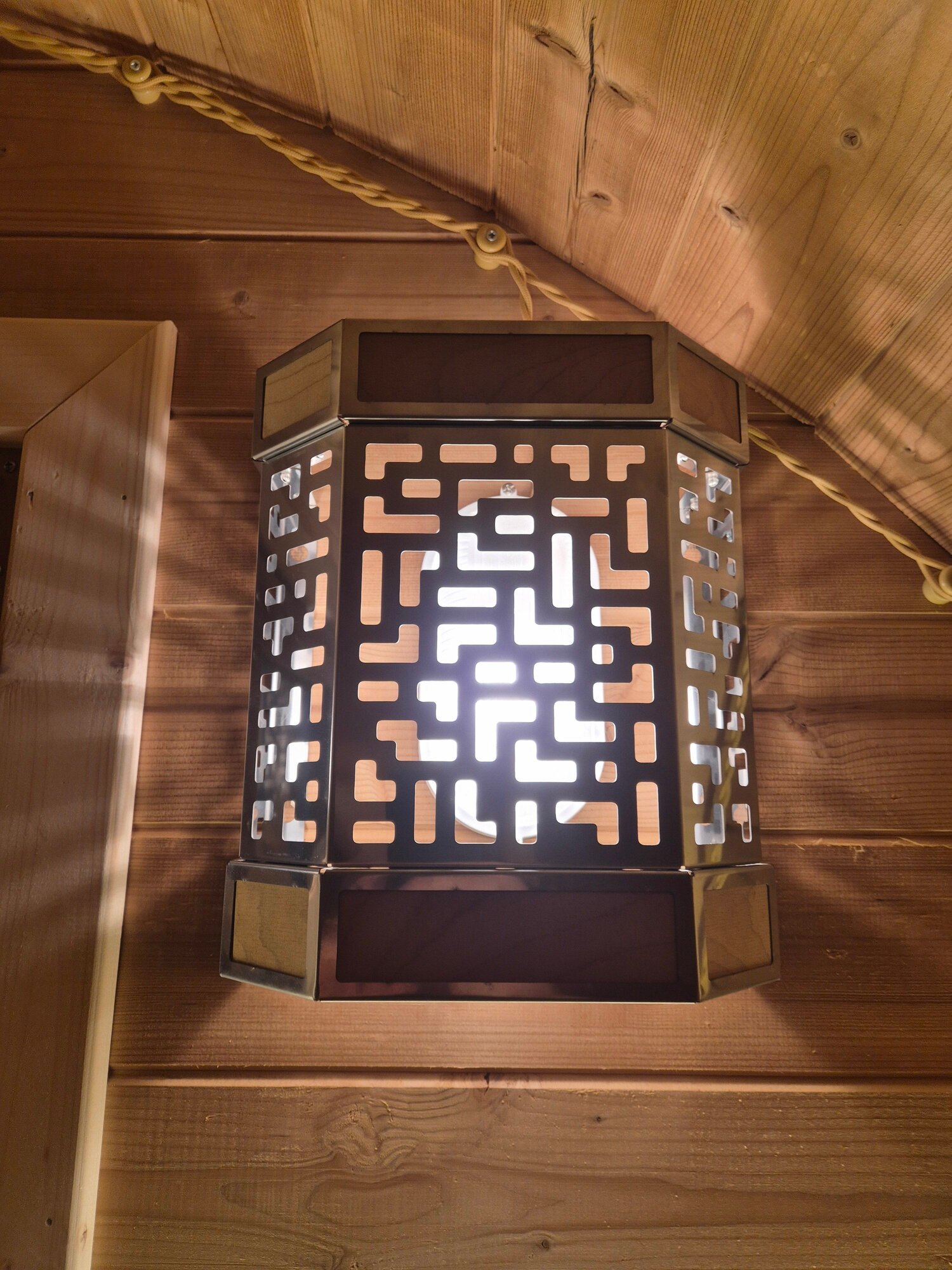 Абажур для бани стеновой Тетрис 2шт модель 222