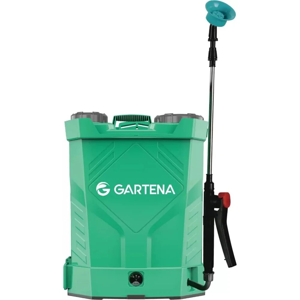 Опрыскиватель GARTENA OD-18WD, аккумуляторный, 18 л, ранцевый, Li-Ion, зеленый