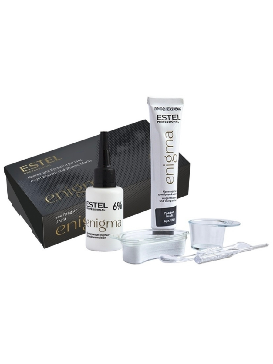 Краска для бровей и ресниц ESTEL Professional ENIGMA тон графит