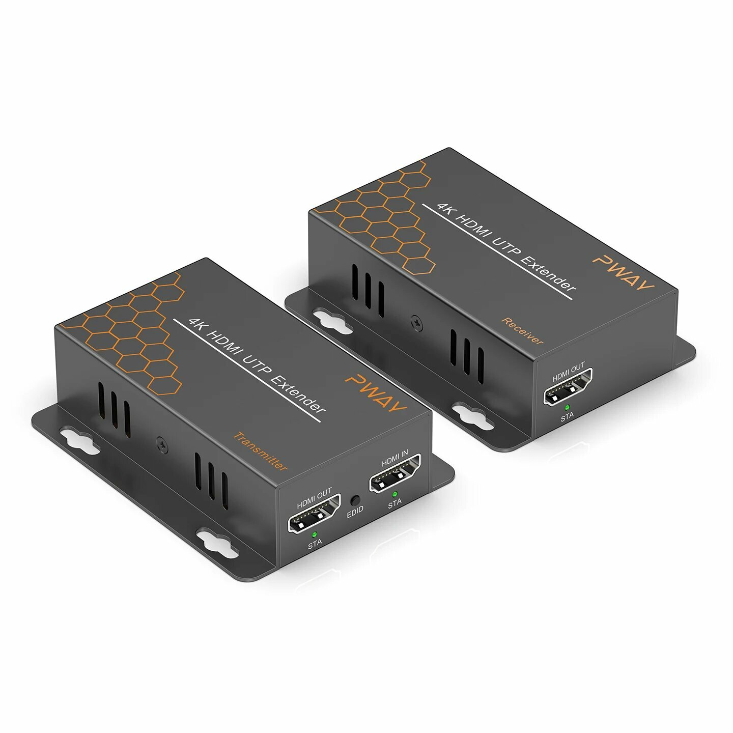 HDMI удлинитель Hoom AS 70M-4K-1Pair, EU PLUG