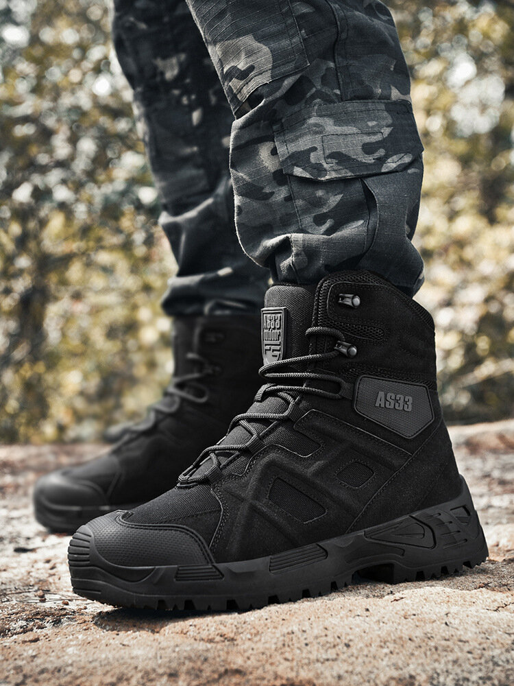 2025 Тактические ботинки для мужчин, обувь для походов, альпинизма, охоты, приключений и спасательных работ, легкие полувысокие ботинки для пустыни