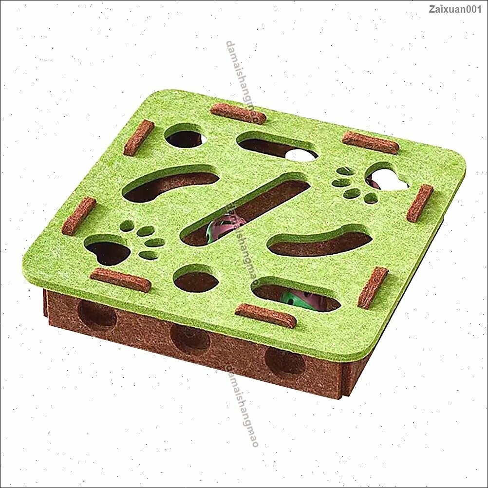 Забавная игрушка-лабиринт для кошек