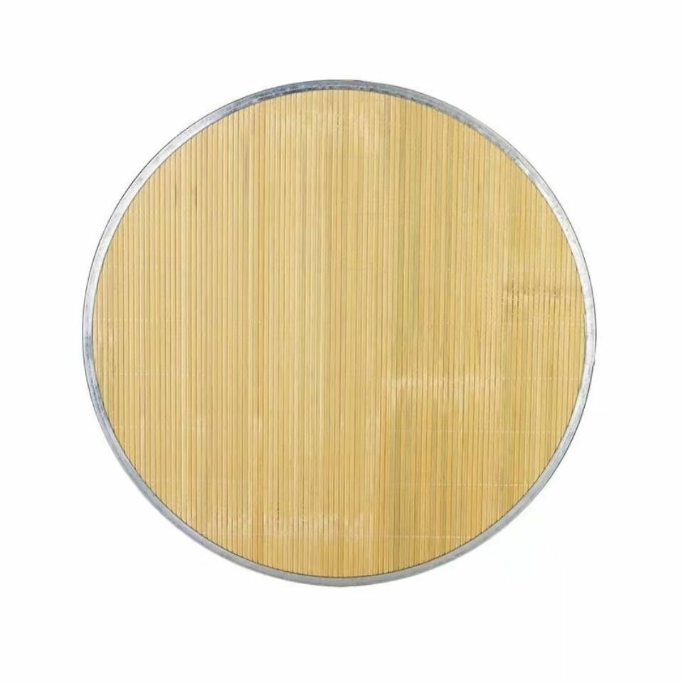 Круглая бамбуковая подложка для пельменей, утолщенная подложка для пельменей, поднос для пельменей для дома, отеля, ресторана, закусочной