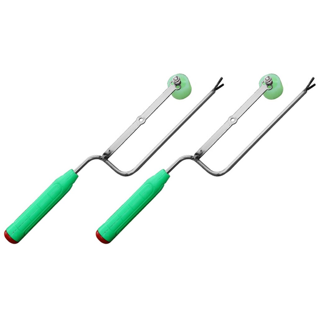 2 части приспособления для посадки сладкого картофеля, устройство для пересадки сладкого картофеля, деревянная ручка, приспособление для посадки рассады-одинарный раунд