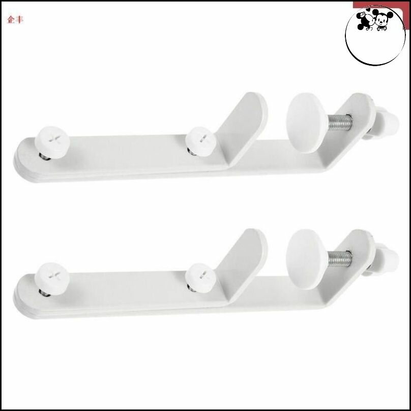 Эксклюзивный соединитель для крепления офисной панели, 2 белые железные подставки для доски настольной