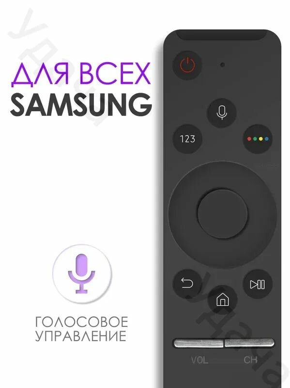 Универсальный пульт для телевизора Самсунг Smart TV с голосовым управлением Samsung BN59-01274A (BN59-01298D)