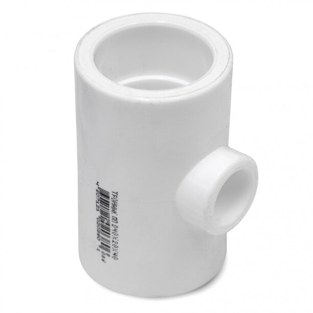 Тройник для труб ППР d40х20х40 мм редукционный