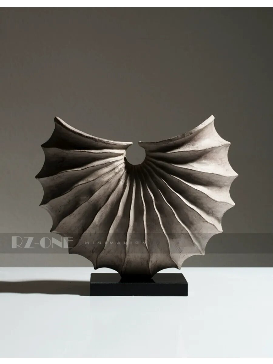 Декор Рзон Ракушка из смолы, арт-украшение, 30x28x15