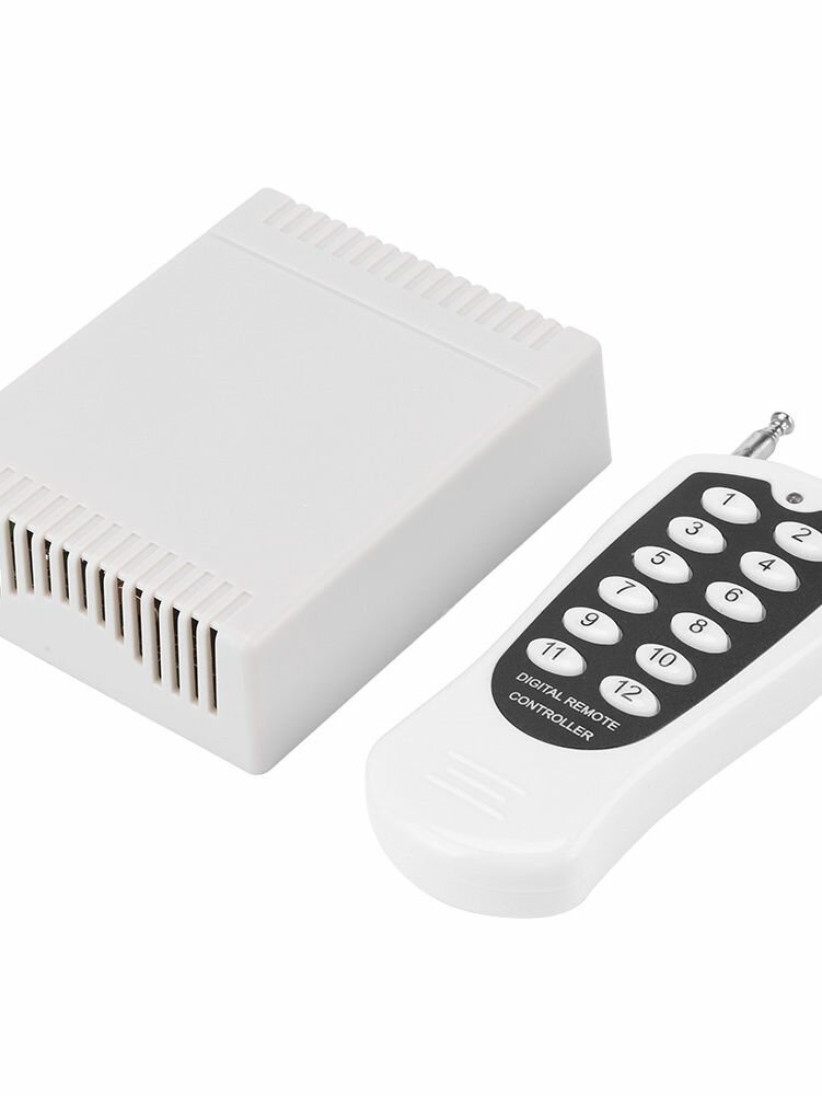 Двенадцатипозиционное беспроводное реле дистанционного управления напряжением 12 В