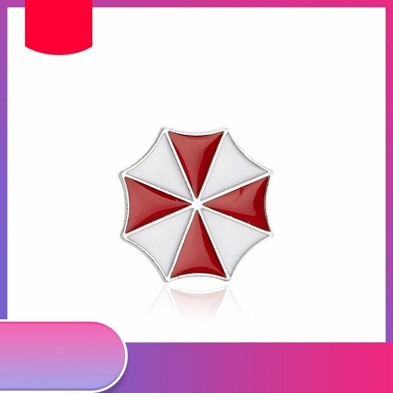 Эксклюзивный пин Resident Evil с эмблемой Umbrella Corporation красный