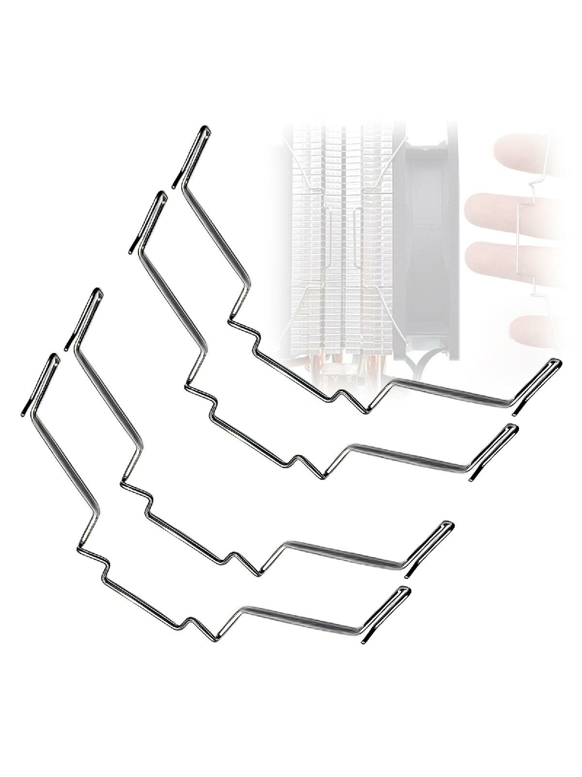 Установка без зазубрин Металлический зажим для крепления процессорных кулеров с внутренним и внешним замком