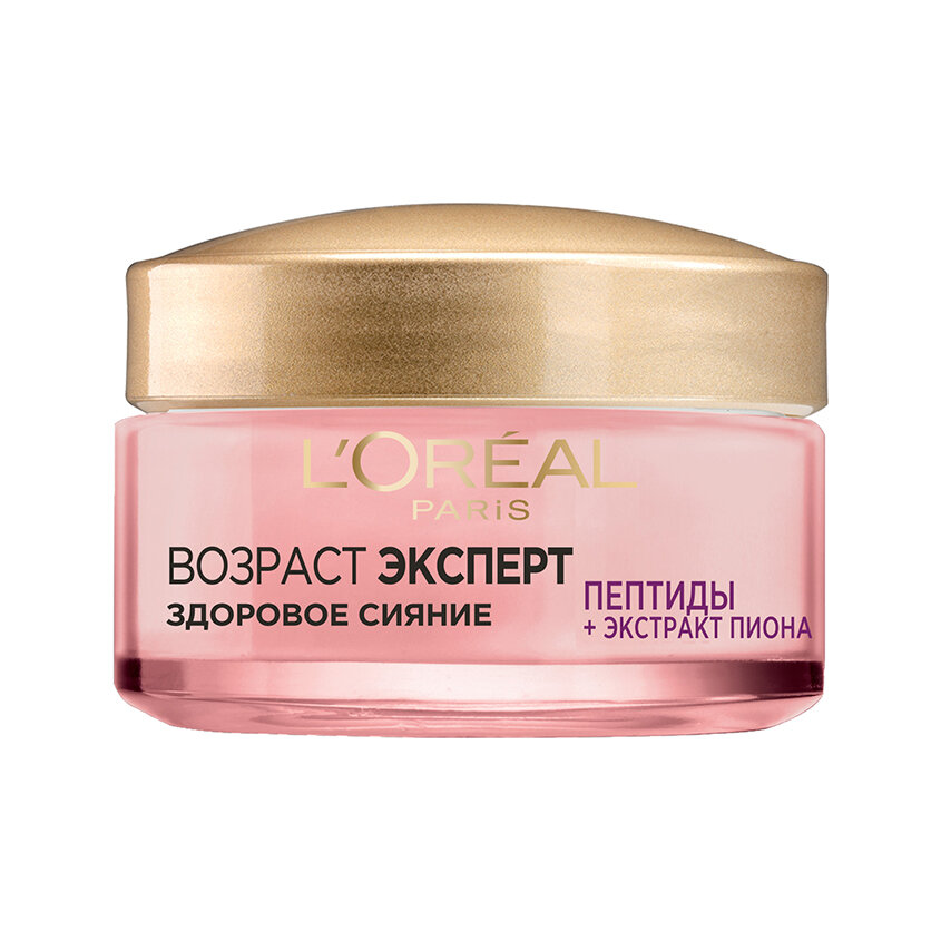 Крем для лица LOREAL возраст эксперт для сияния кожи против морщин (с пептидами и экстрактом пиона) 50 мл