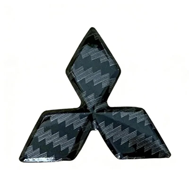 ABS автомобильный руль, центральная наклейка, эмблема, значок для Mitsubishi ASX Carbon fiber, 5.5CM