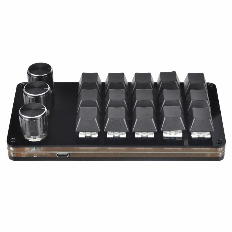 15-кнопочная программируемая механическая клавиатура