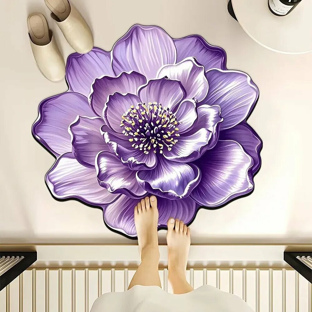 Ковер дорожка дорожка Розы 3D 80x80 см