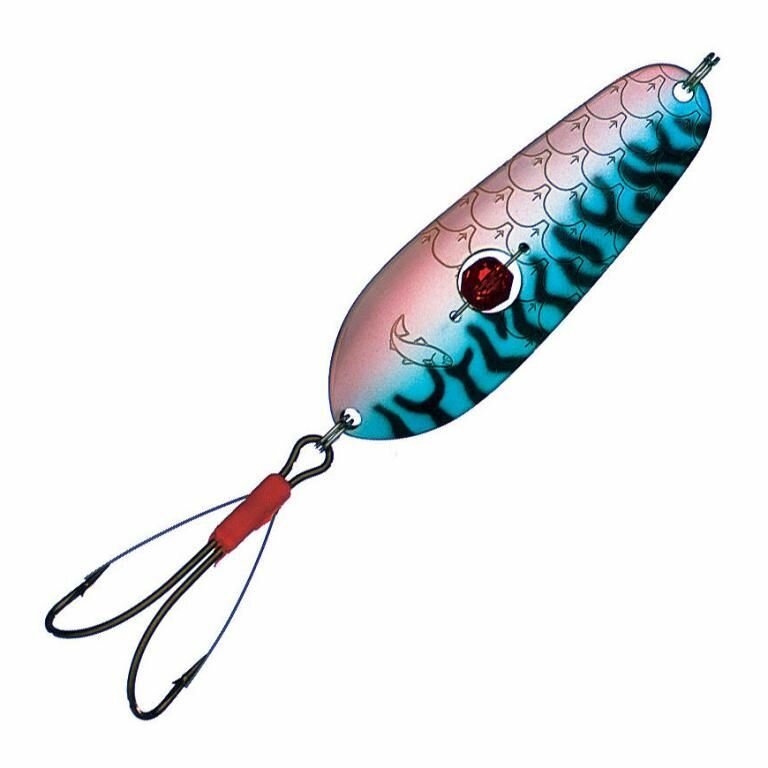 Блесна колеблющаяся Kuusamo Rasanen 70/20 незацепляйка с камнем, FR/BLU-S