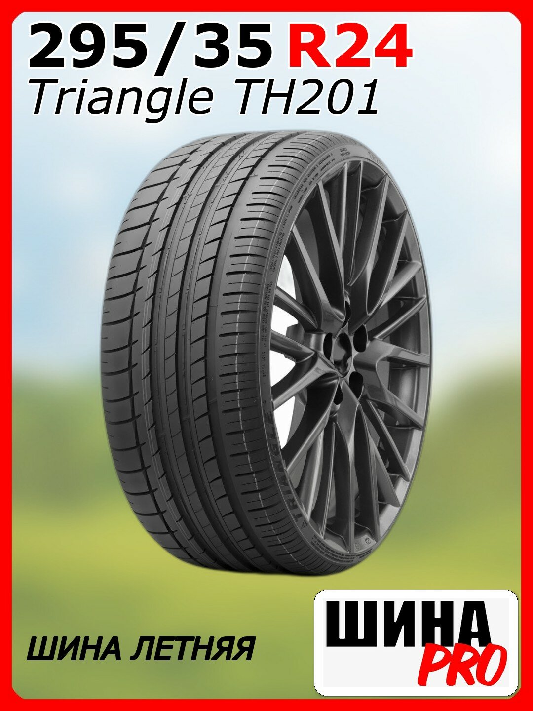 Шина летняя Triangle 295/35/24 W 110 TH201 для легковых автомобилей CBPTH20129N24WFJ