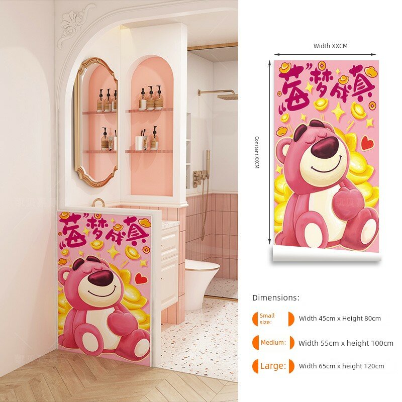 Наклейки для декора стен ванной комнаты, водонепроницаемые самоклеящиеся наклейки для плитки в ванной, туалете, для