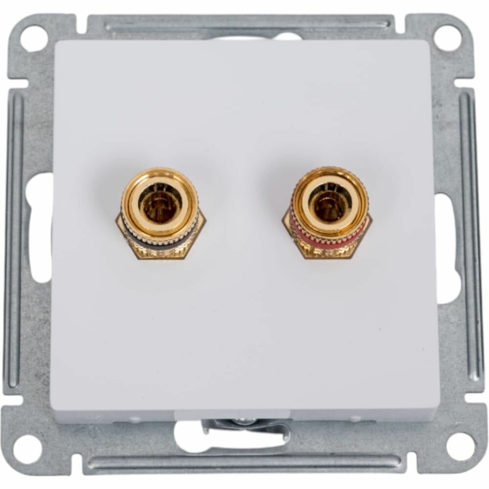 Розетка аудио 2-м AtlasDesign бел. SE ATN000187