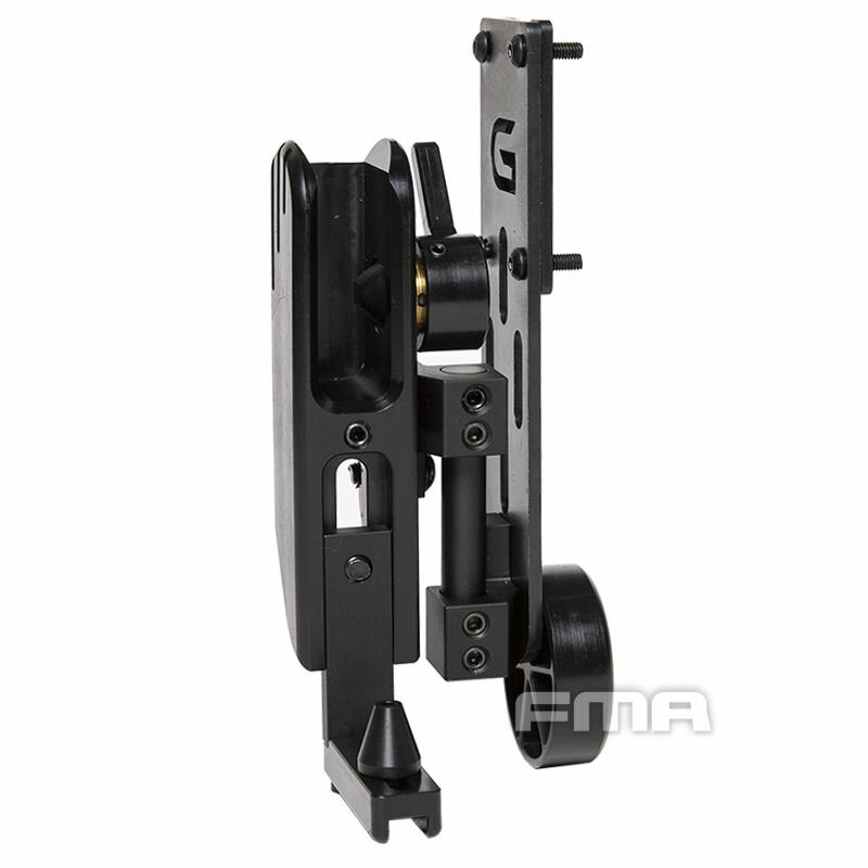 FMA TB1449 Кобура быстрого доступа (магнитная) алюминиевая для IPSC, практической стрельбы. Универсальная для 1911, GLOCK, Beretta, CZ. Подходит для MA Ghost Ones.