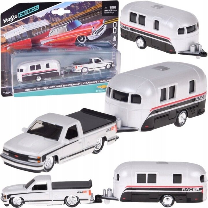 Игрушечный транспорт Maisto- Металлические машинки Chevrolet 454 SS Pick-up, 1:64- ZA5963