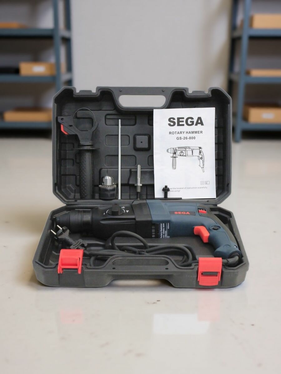 Перфоратор SEGA GS-26-800 800 Вт