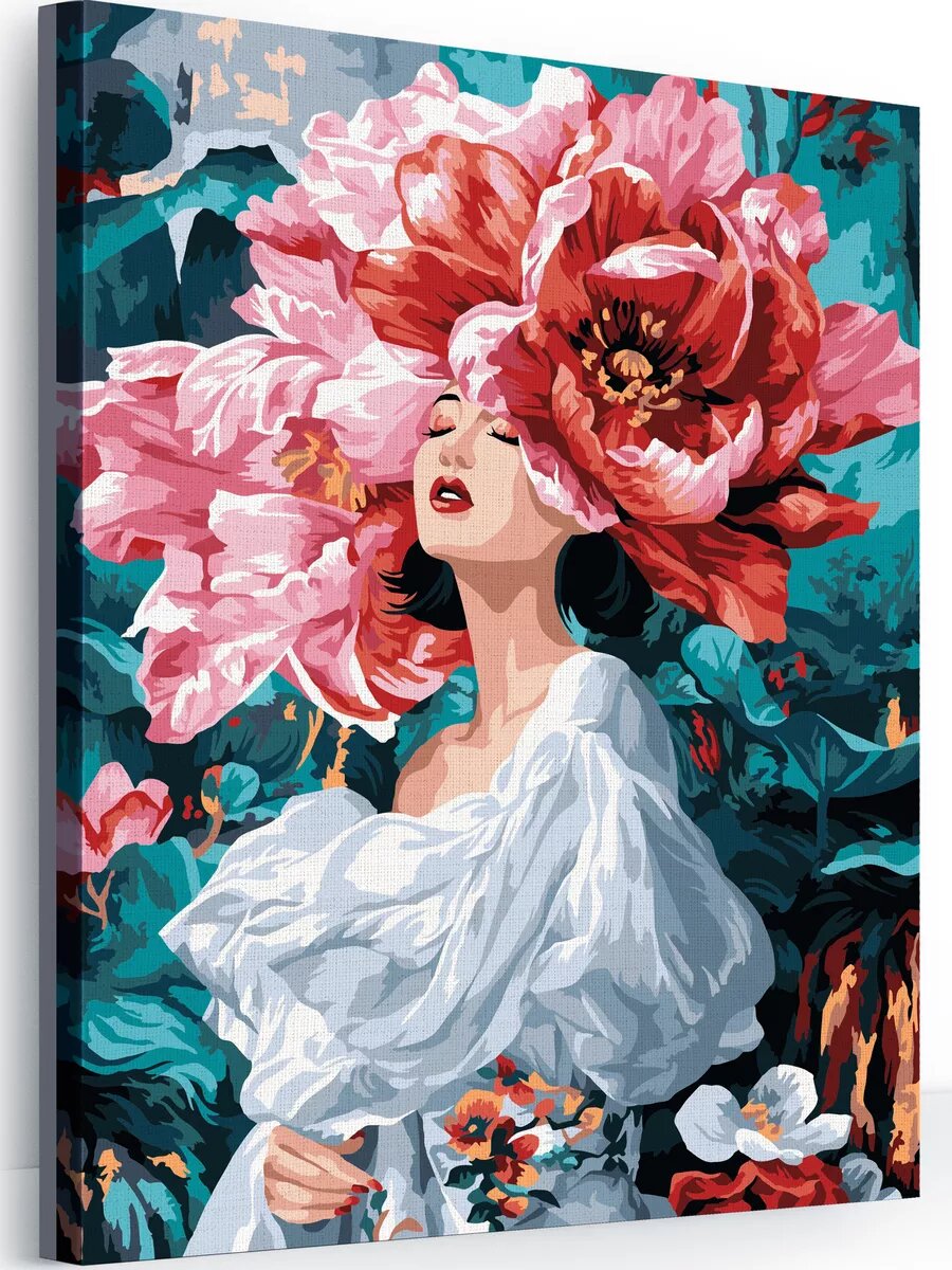 Нежное цветение Картина по номерам на холсте 40х50