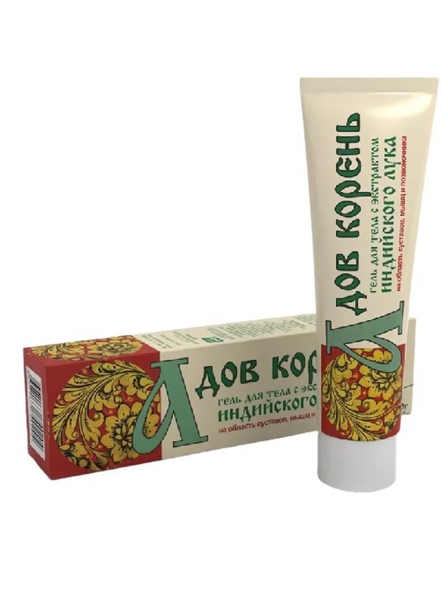 Адов Корень Гель С Экстр Индийского Лука Д/тел50,0 - 3 шт.