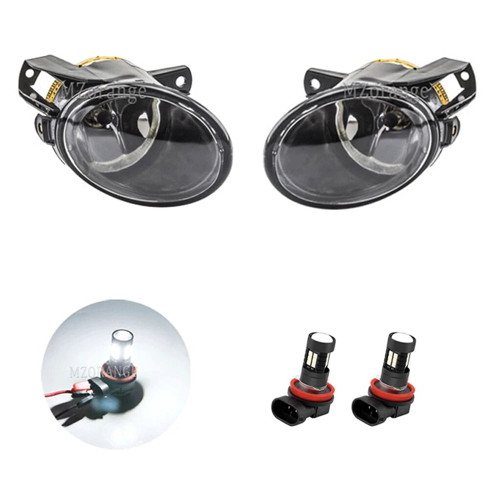 Противотуманные фары для volkswagen passat b6 2006-2011, светодиодные передние фары, противотуманные фары, галогенные противотуманные фары, аксессуары для ламп дальнего света LED fog