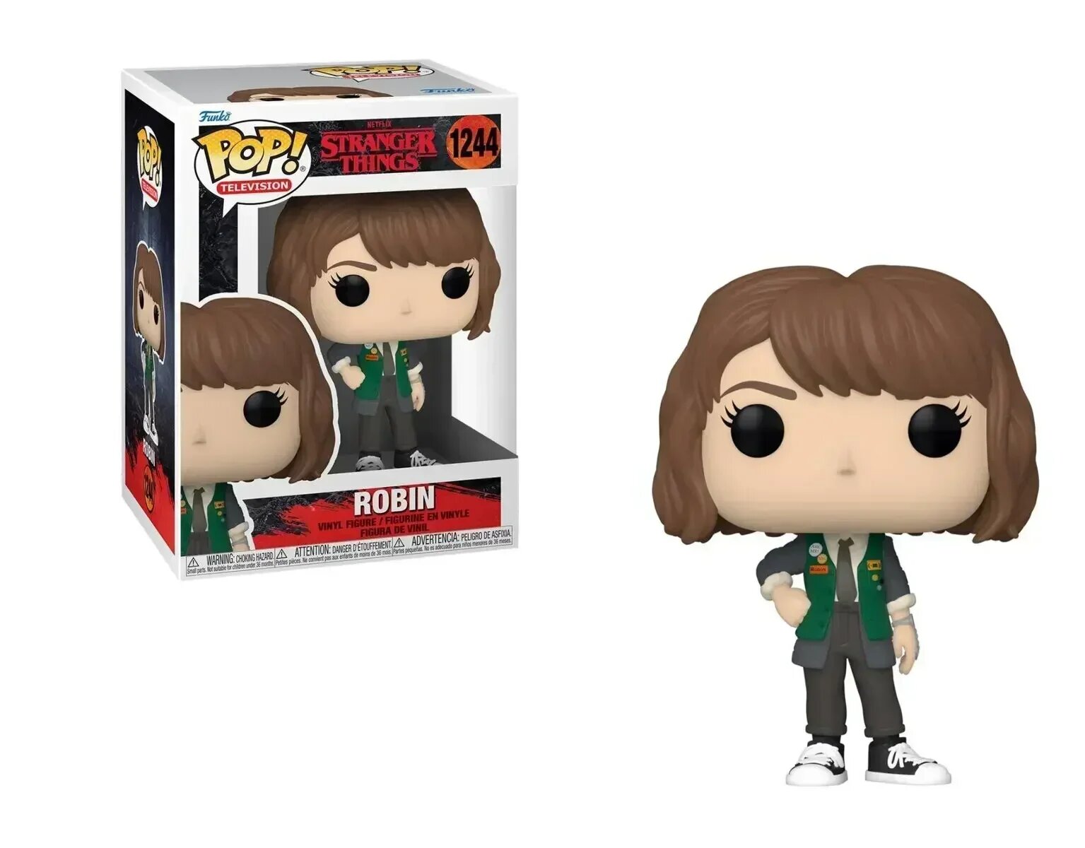 Funko POP Stranger Things Robin, 1244, темно-зеленый
