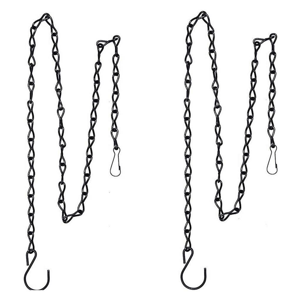 Подвесные цепи для кашпо (2 шт.), Черный - 90