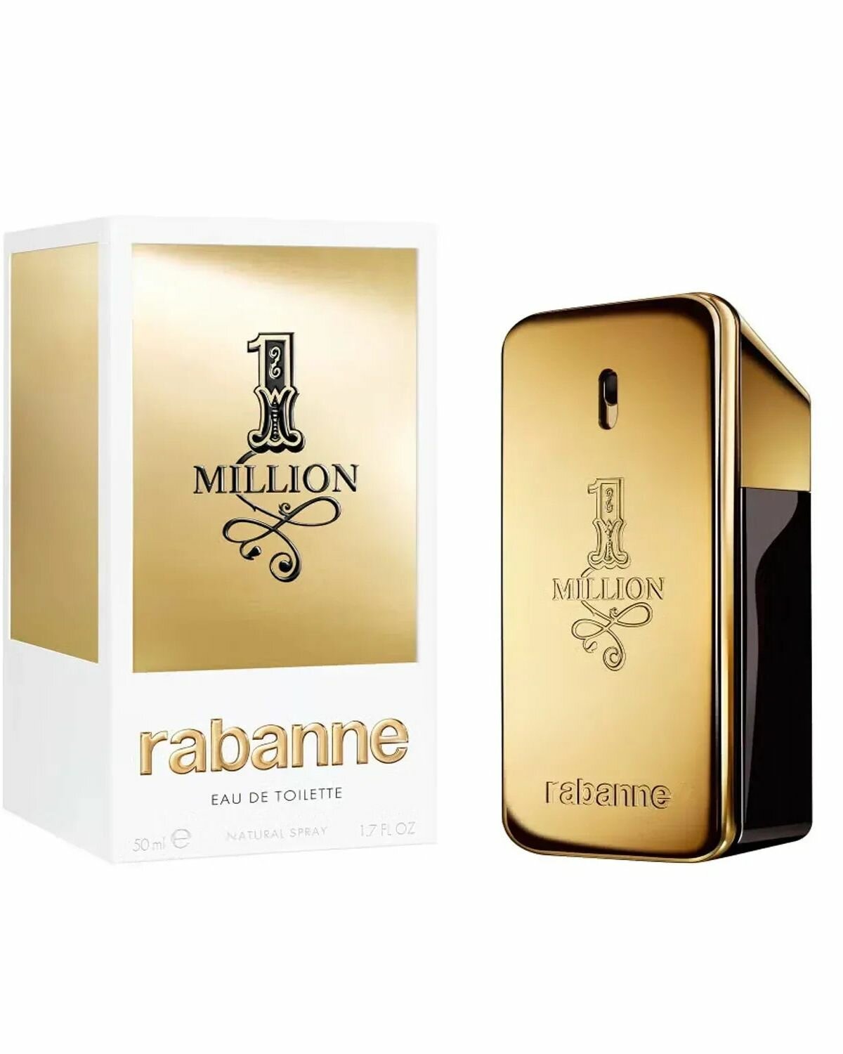 Туалетная вода Paco Rabanne 1 Million Eau De Toilette 50 мл мужская