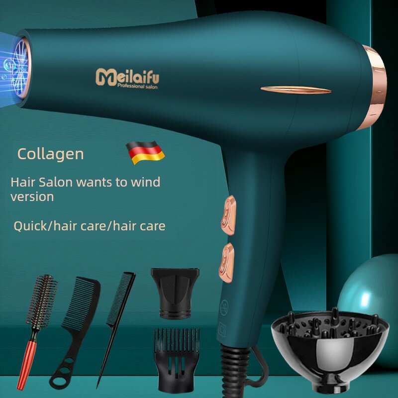 Фен высокой мощности 3000 Вт, очень большой, парикмахерская, парикмахерская, специальный фен для ухода за волосами с