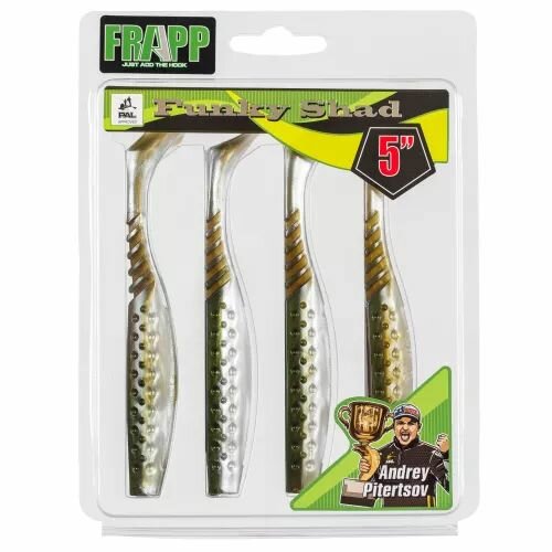 Силиконовая приманка Frapp Funky Shad 5 13см. 4шт. вес: 11гр. #27