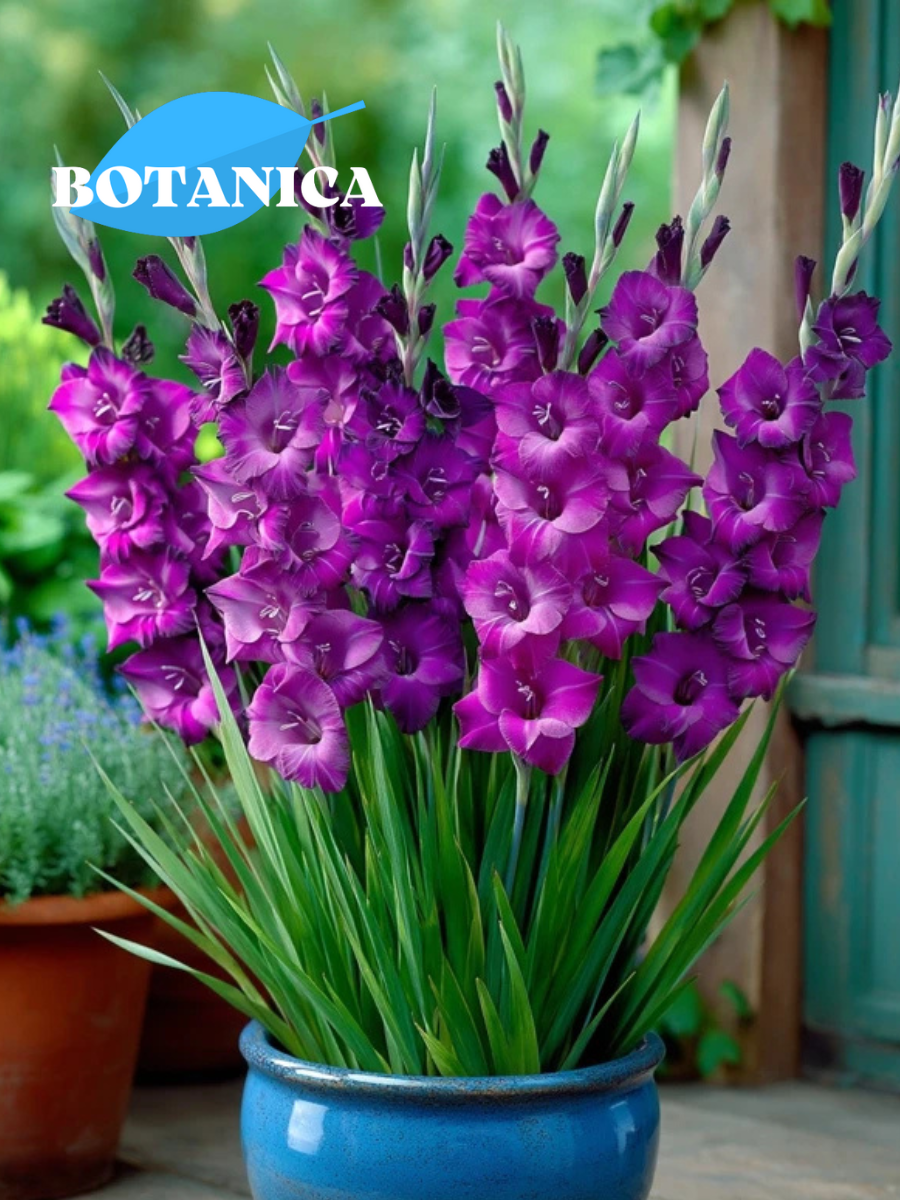 Клубни цветов , botanica garden , Гладиолус Пепл Стар (10 луковиц)