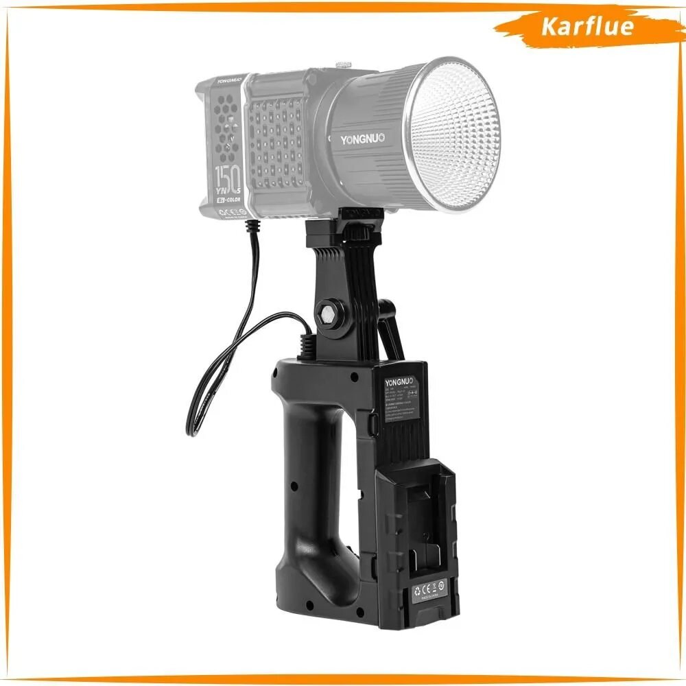 YONGNUO Батарейная Ручка, Удобная и Легкая, для Освещения YNLUX100/ YNLUX200/ YN150
